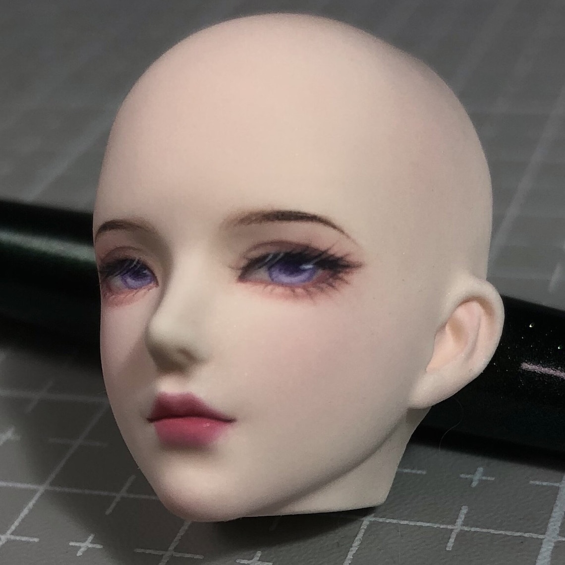DIY Ultra-light Clay Mold, Soft Pottery Anime Face Mold, Silicone Face ...