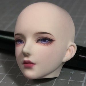 DIY Ultra-light Clay Mold, Soft Pottery Anime Face Mold, Silicone Face ...