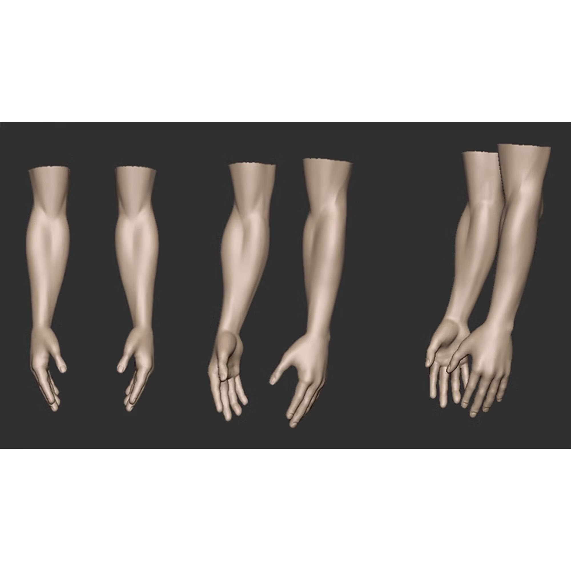 15cm Male Doll Body Mold, Proportional Male Body Mold, Diy Clay ...