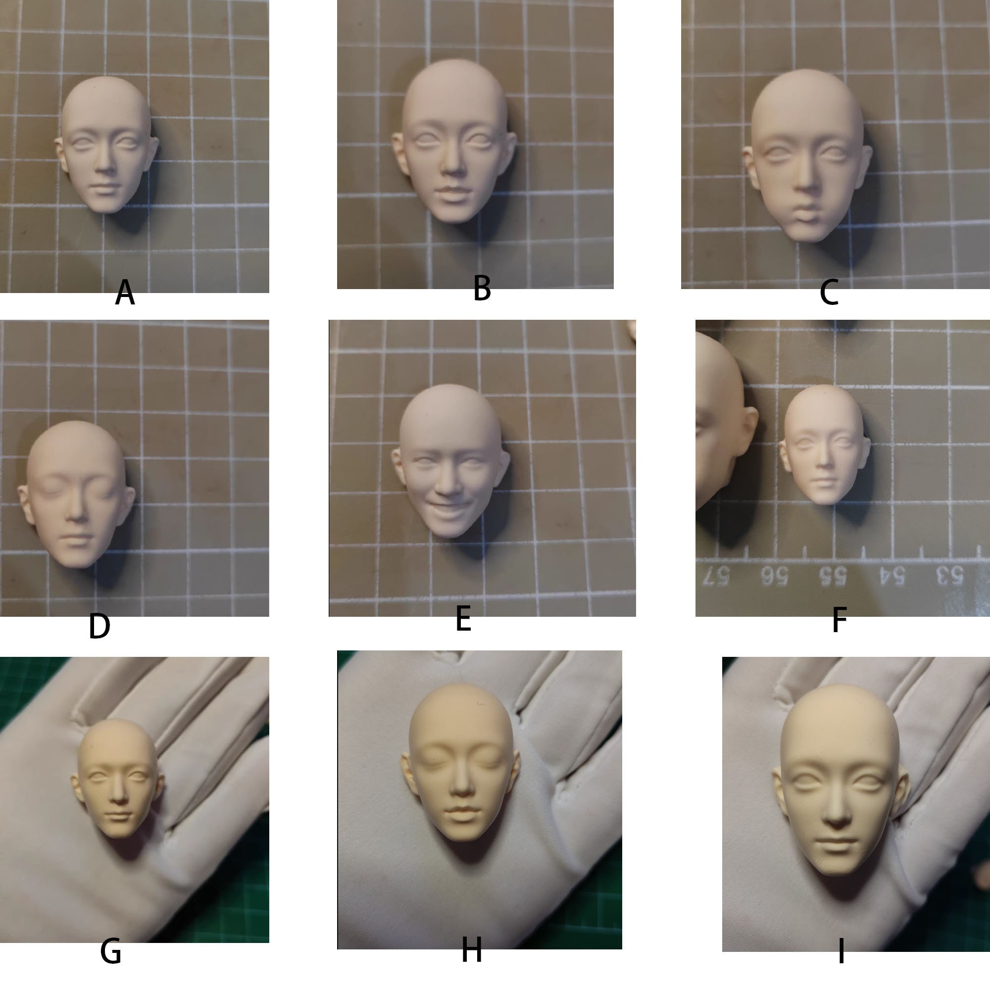 Clay Face Mold, Celebrity Face Mold, Soft Clay Face Mold, Silicone Face ...