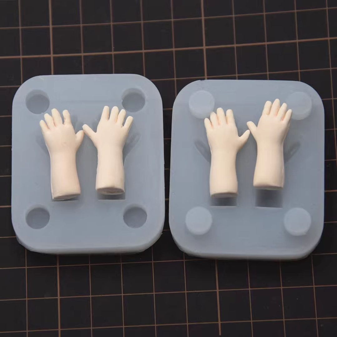 Ultra-light Clay Hand Mold, Mini Palm Mold, Q Version Hand Mold, Doll ...