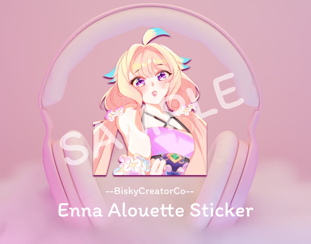 Nijisanji // Enna Alouette // Holographic/matte/glossy Sticker - Etsy