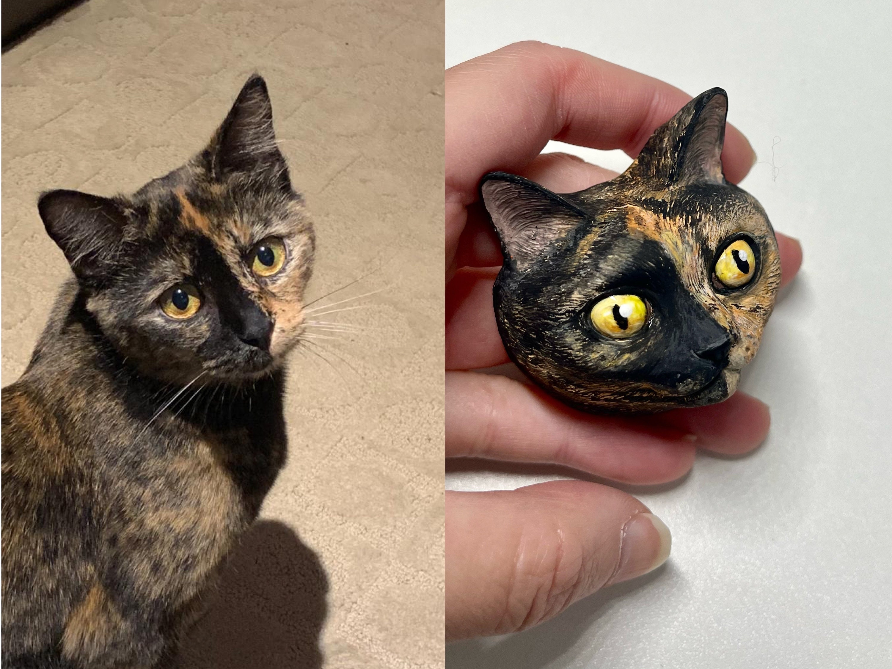 3d Pet Portrait Fridge Magnets Custom Pet Fridge Magnet Mini - Etsy