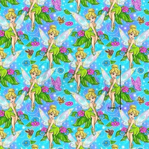 Tinkerbell 2 Different Prints to Choose From - in Nurses Scrubs 100% ...
