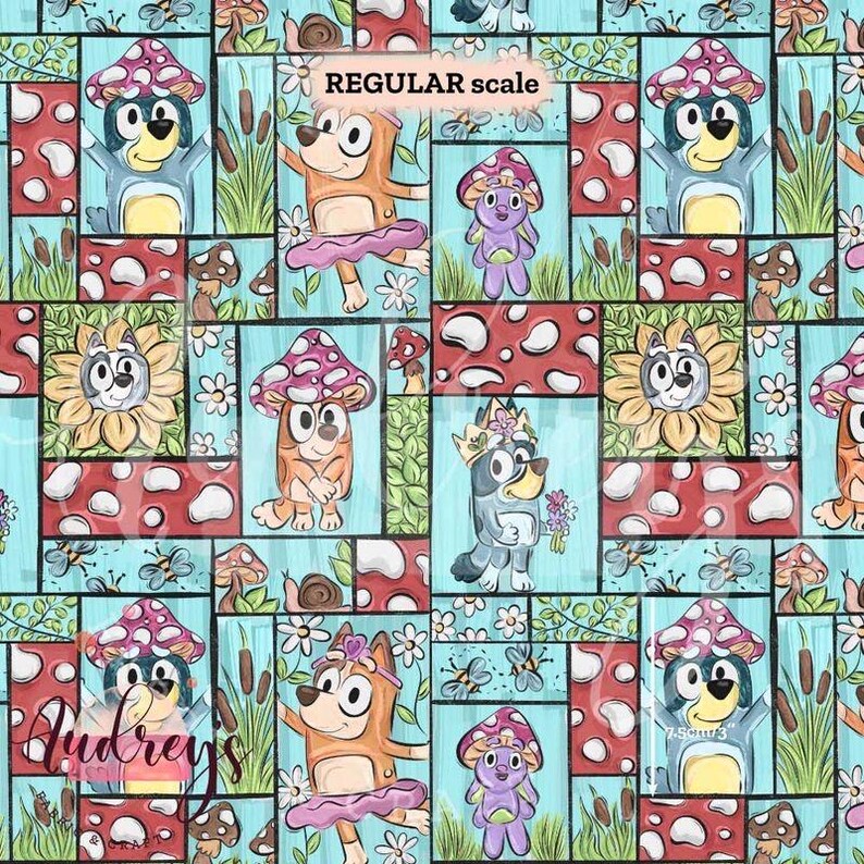 Bluey . 4 Different Prints to Choose From in Nurse Scrubs 100% - Etsy