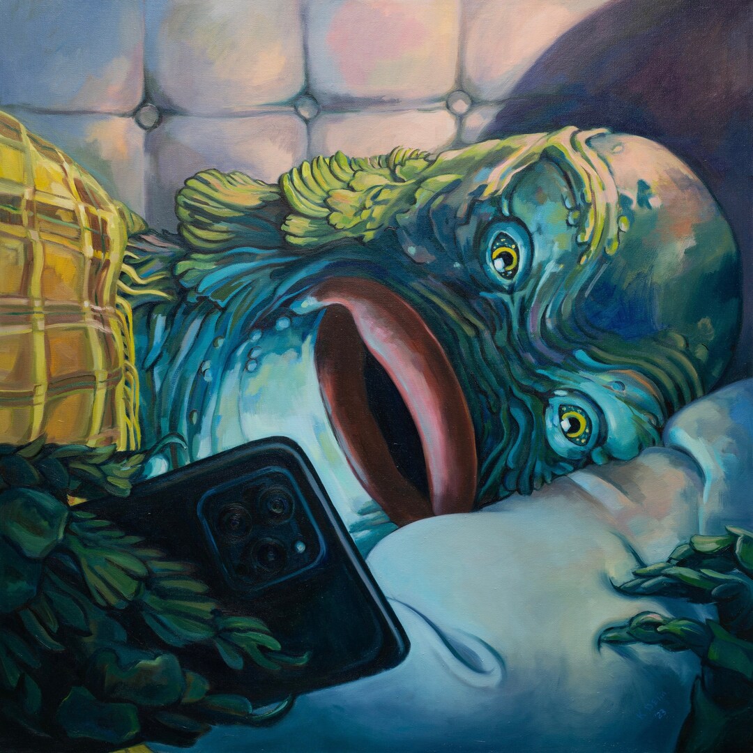 Projections, Fine Art Print of Oil Painting by Kathryn D'elia - Etsy