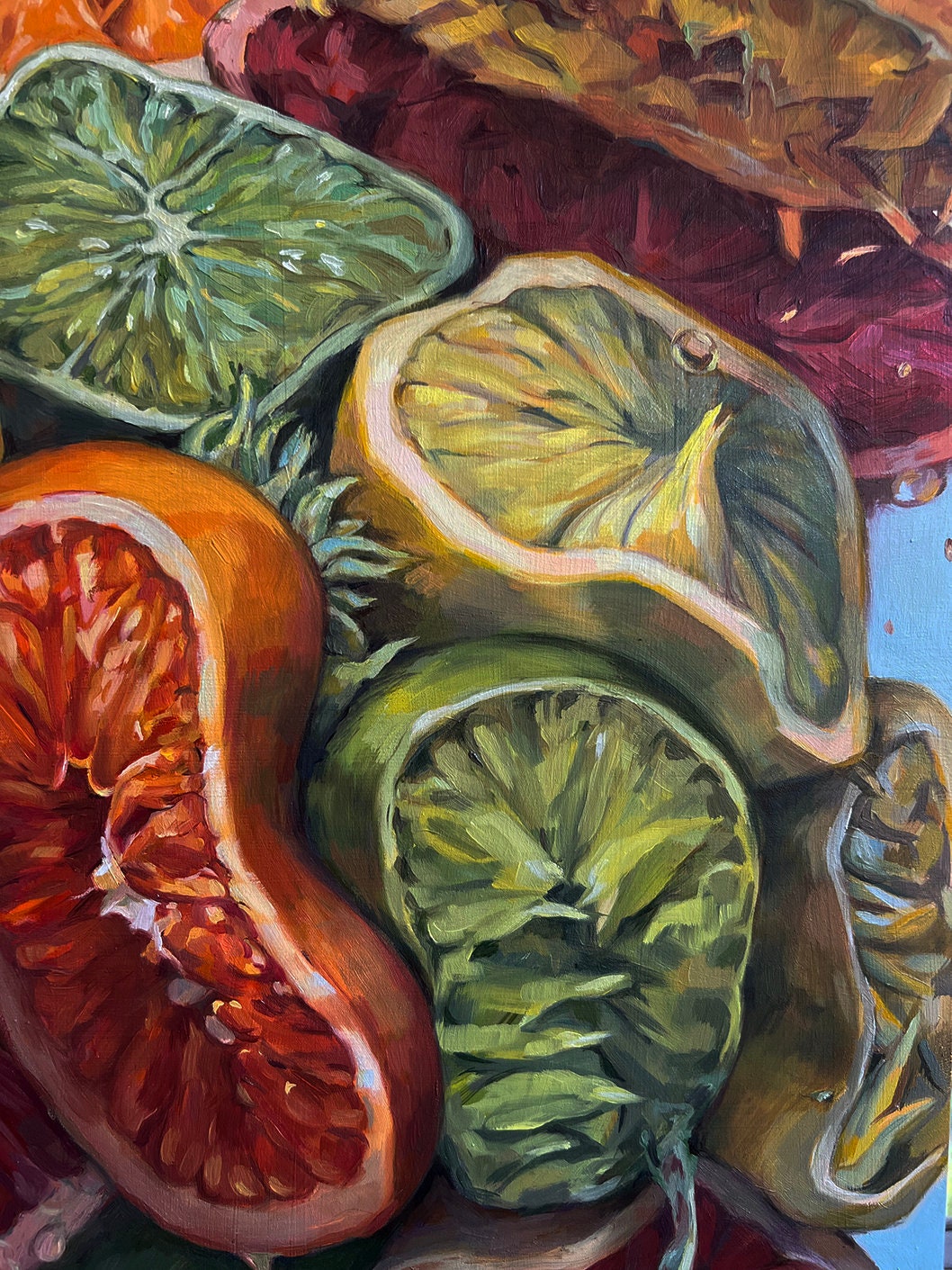 Pressed, Fine Art Print of Oil Painting by Kathryn D'elia - Etsy