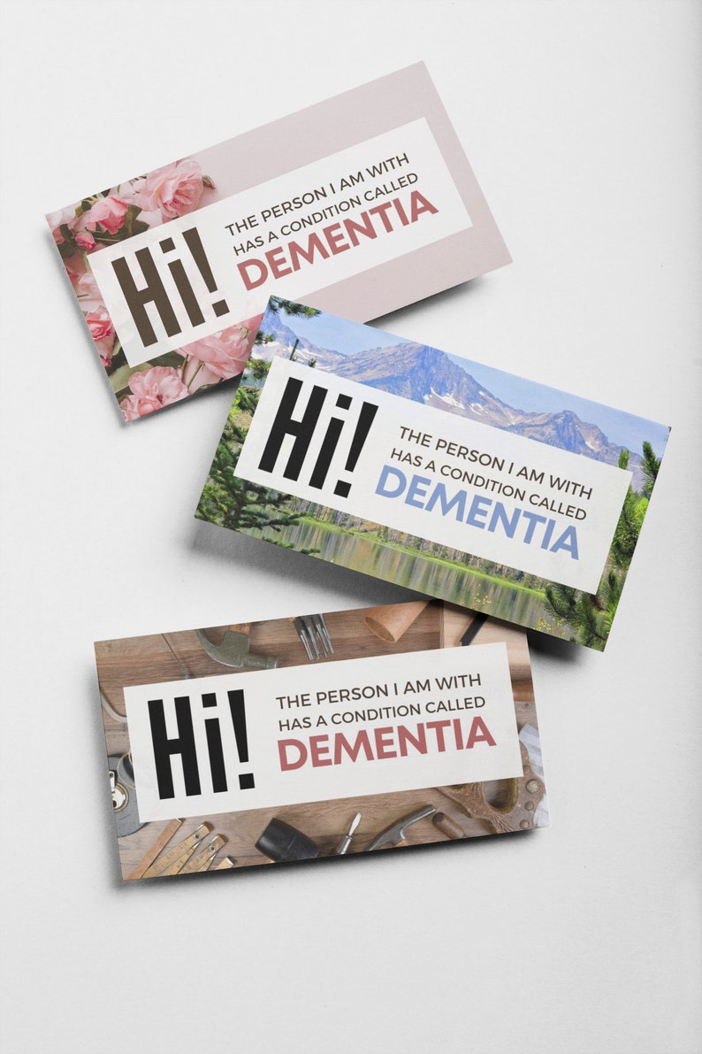 Dementia Travel Printable PDF Card | Dementia Compassion Card ...