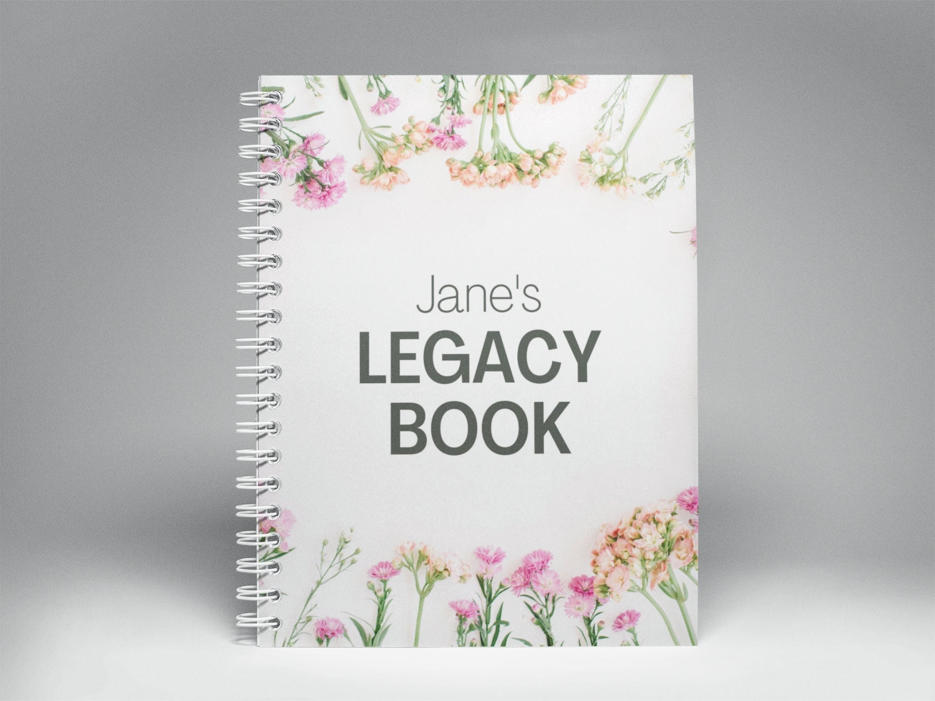 Women's Dementia Memory Book Editable Template for Canva | Memory ...