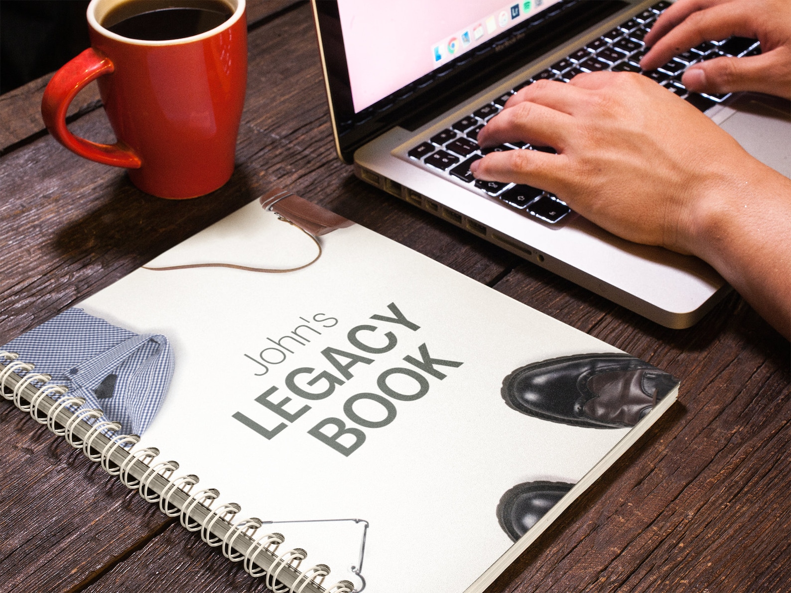 Men's Dementia Memory Book Editable Template for Canva | US Letter Size ...