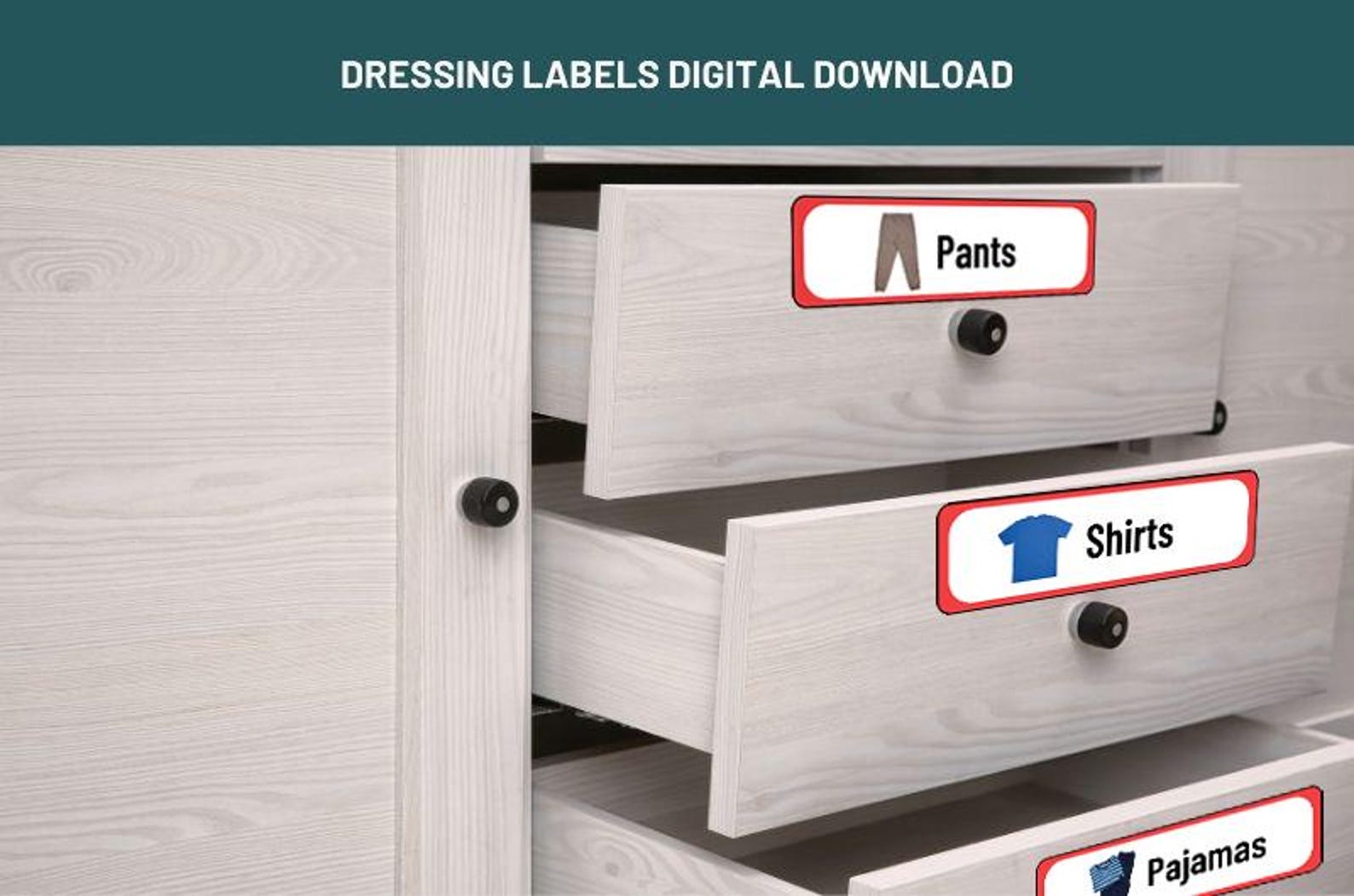 Dementia Visual Dressing Labels | Dementia Memory Aid Label Pack ...