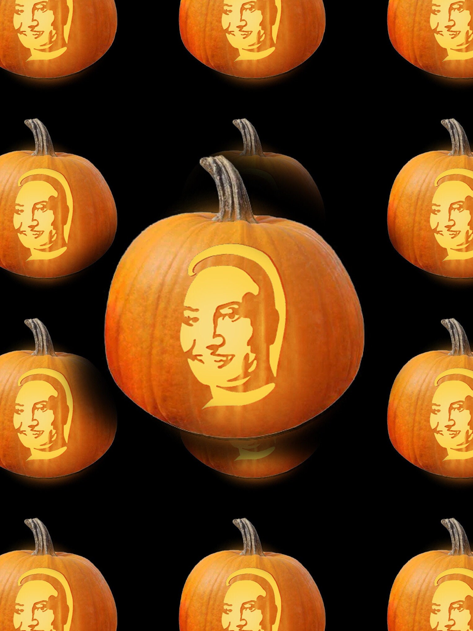 Poot Lovato Funny Pumpkin Carving Stencil - Etsy