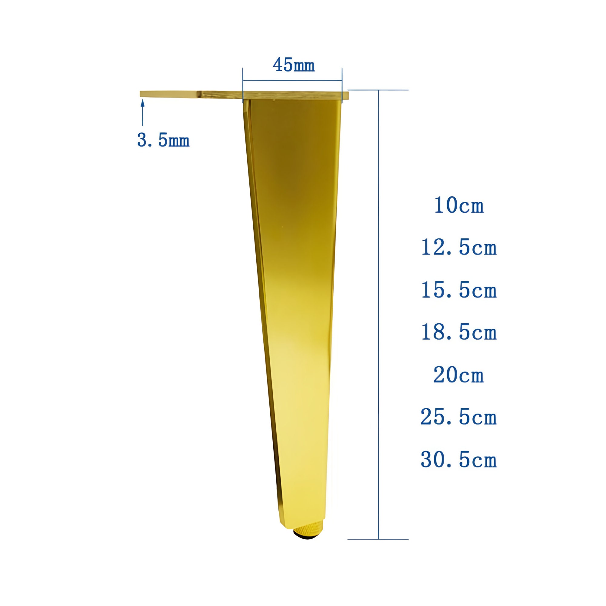 Aluminum Table Legs, Bench Legs, Cabinet Legs, Minimalist Furniture ...