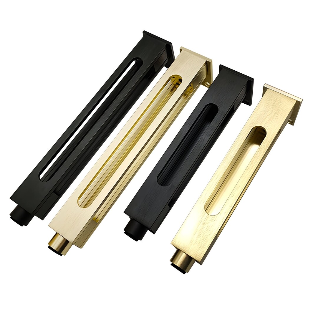Straight Metal Furniture Legs 4 Pcs, Aluminum Replacement Feet, Brass ...