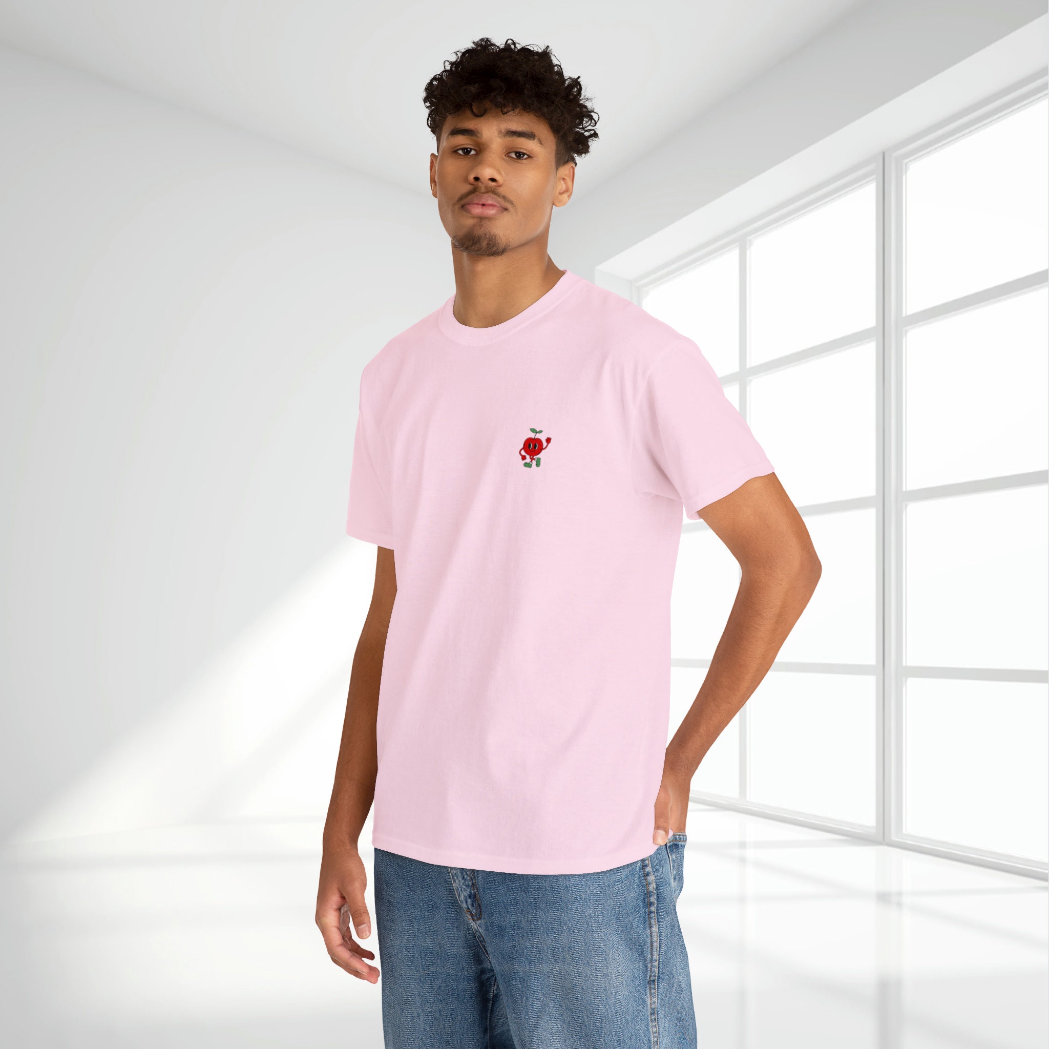 Less Perfection More Authenticity Cherry Letter Graphic Unisex Heavy ...