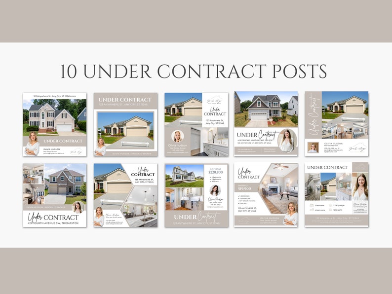 60 Real Estate Social Media Listing Update Posts | Instagram Posts ...