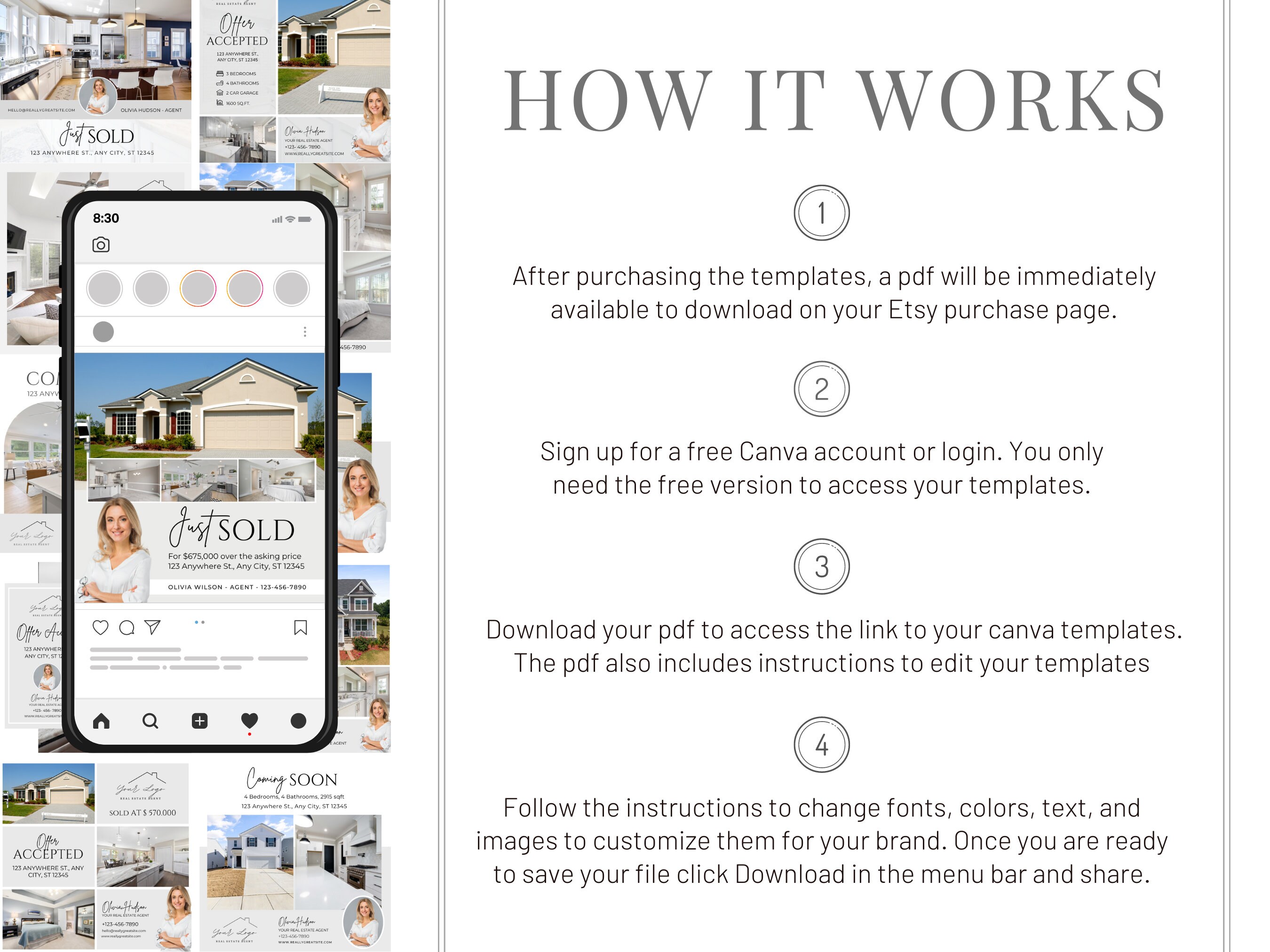 120 Real Estate Listing Updates Social Media Posts | Realtor Instagram ...
