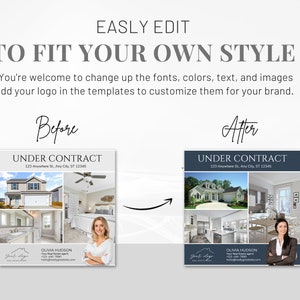 20 Under Contract Social Media Posts | Realtor Instagram Post Templates ...