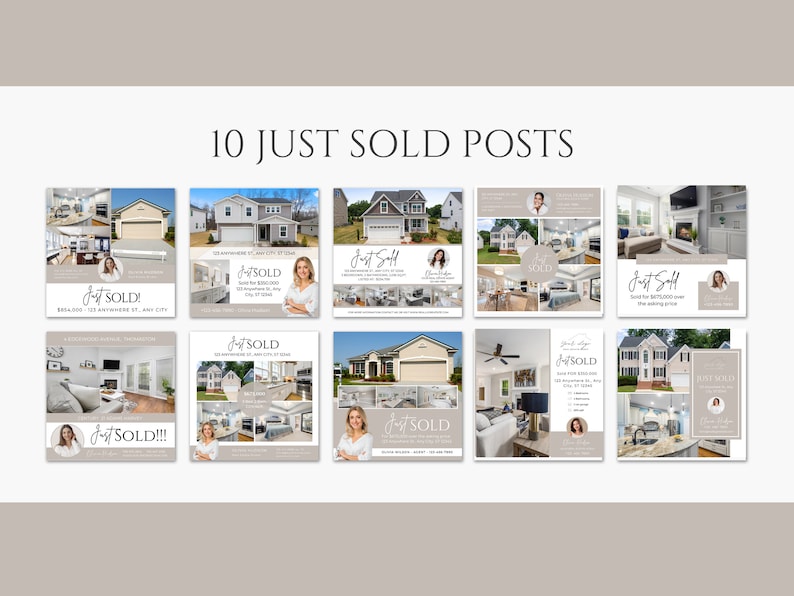 60 Real Estate Social Media Listing Update Posts | Instagram Posts ...
