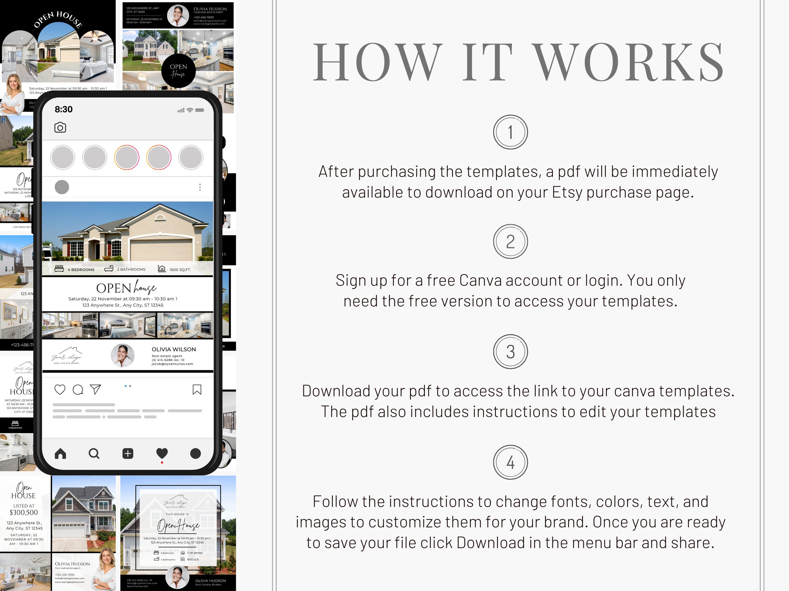 60 Open House Social Media Posts Open House Instagram Posts Real Estate ...