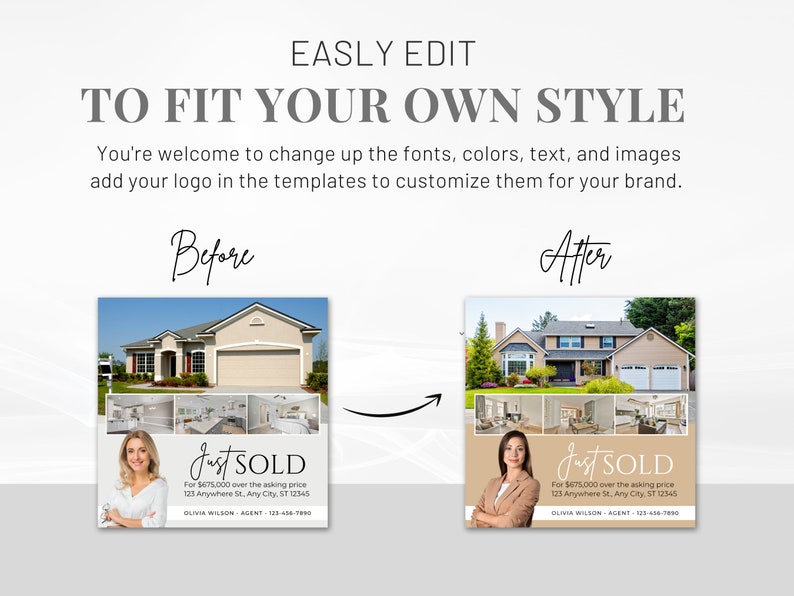 120 Real Estate Listing Updates Social Media Posts | Realtor Instagram ...