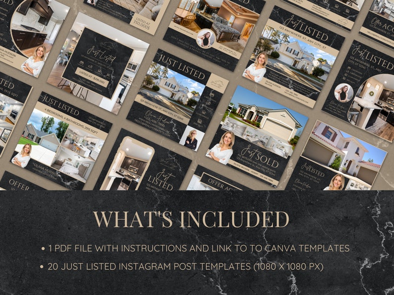 20 Marble Just Listed Social Media Posts | Realtor Instagram Post ...