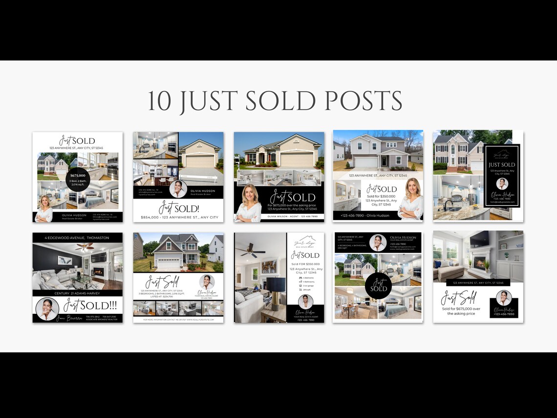 60 Real Estate Social Media Listing Update Posts | Real Estate ...