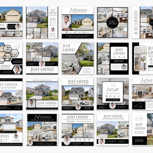 20 Just Listed Social Media Posts | Real Estate Instagram Posts | Real ...
