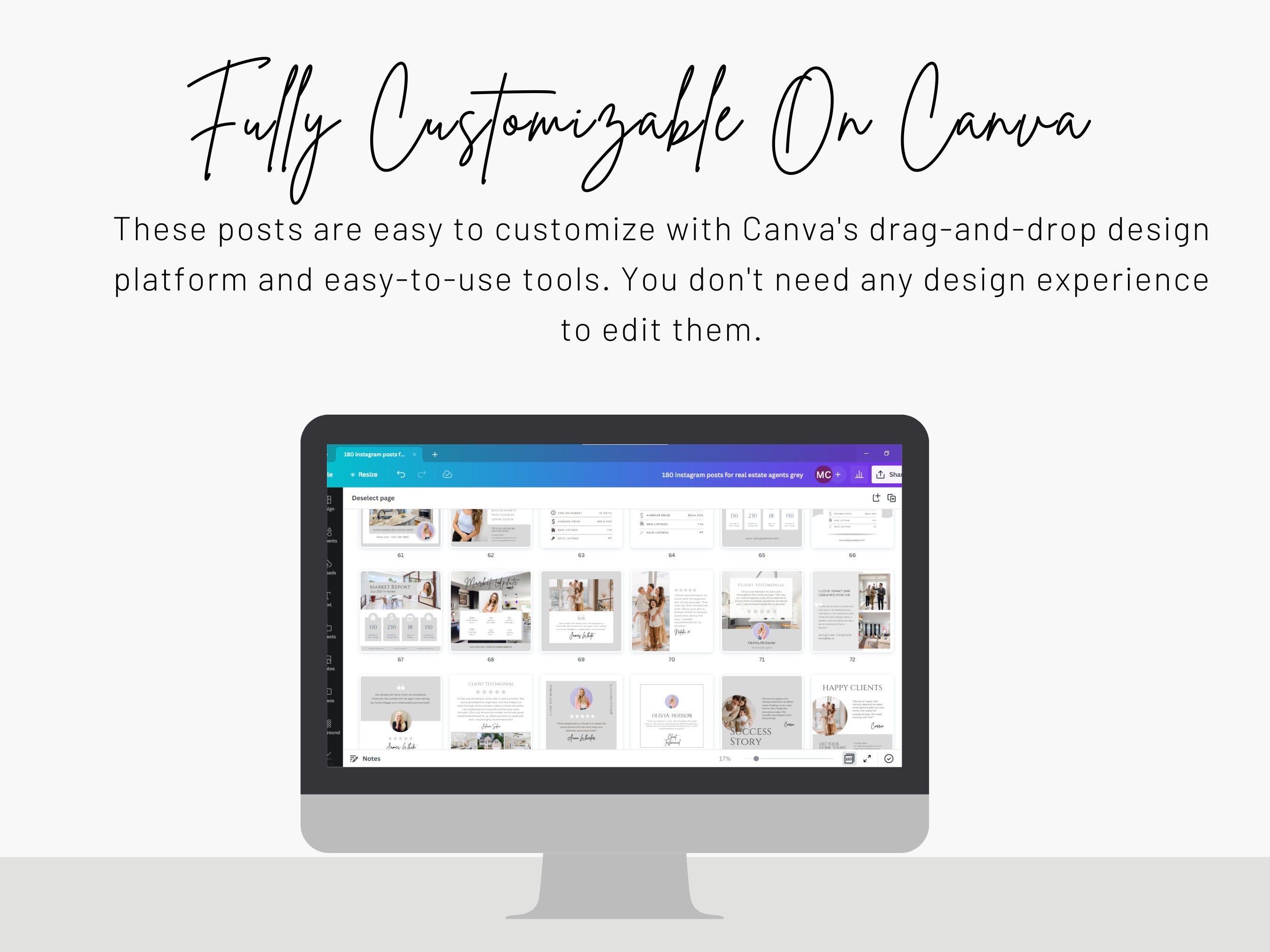20 Offer Accepted Social Media Posts | Realtor Instagram Post Templates ...