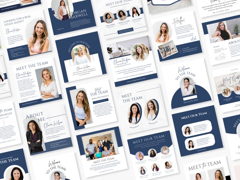 125 Meet the Team Social Media Posts | Real Estate Marketing | Real ...