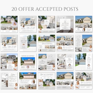120 Real Estate Social Media Posts | Just Listed, Just Sold, Open House ...