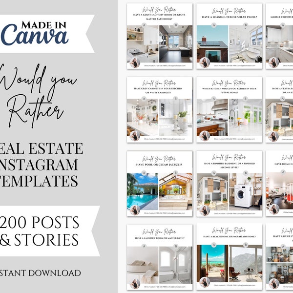 120 Real Estate Listing Updates Social Media Posts Realtor Instagram ...