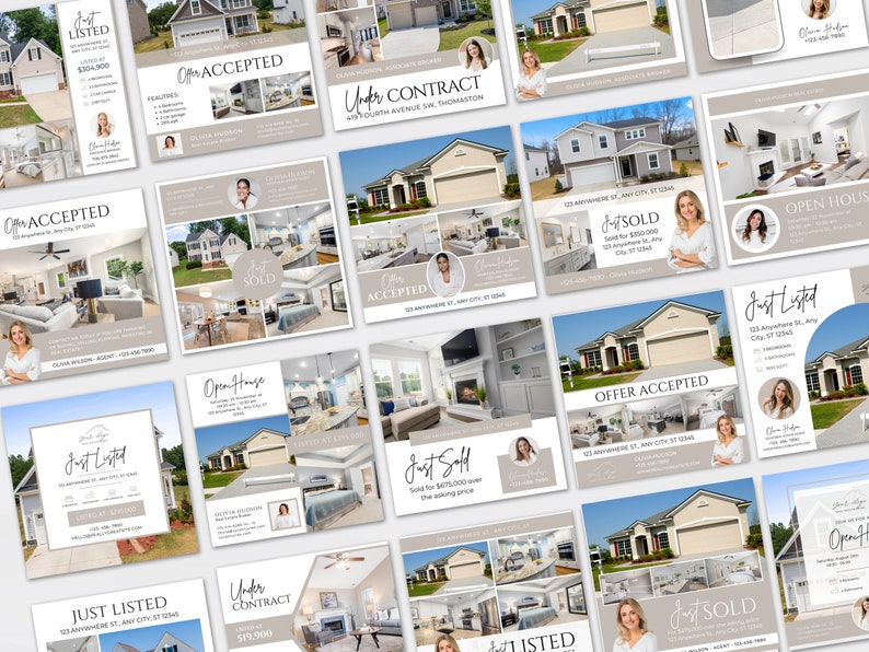 60 Real Estate Social Media Listing Update Posts | Instagram Posts ...