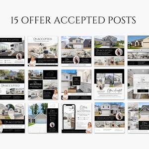 90 Real Estate Social Media Listing Update Posts | Black Listing ...
