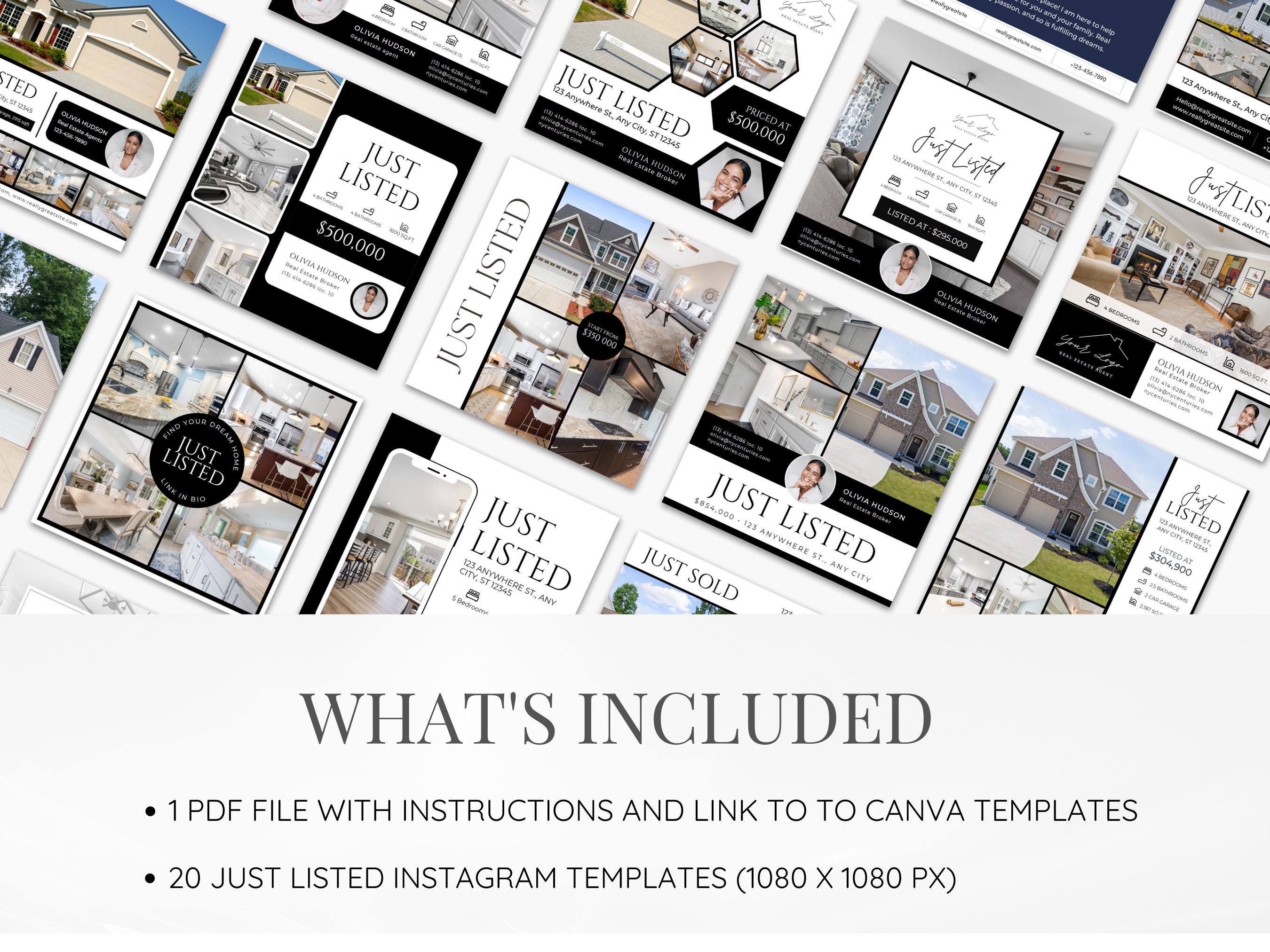 20 Just Listed Social Media Posts | Real Estate Instagram Posts | Real ...
