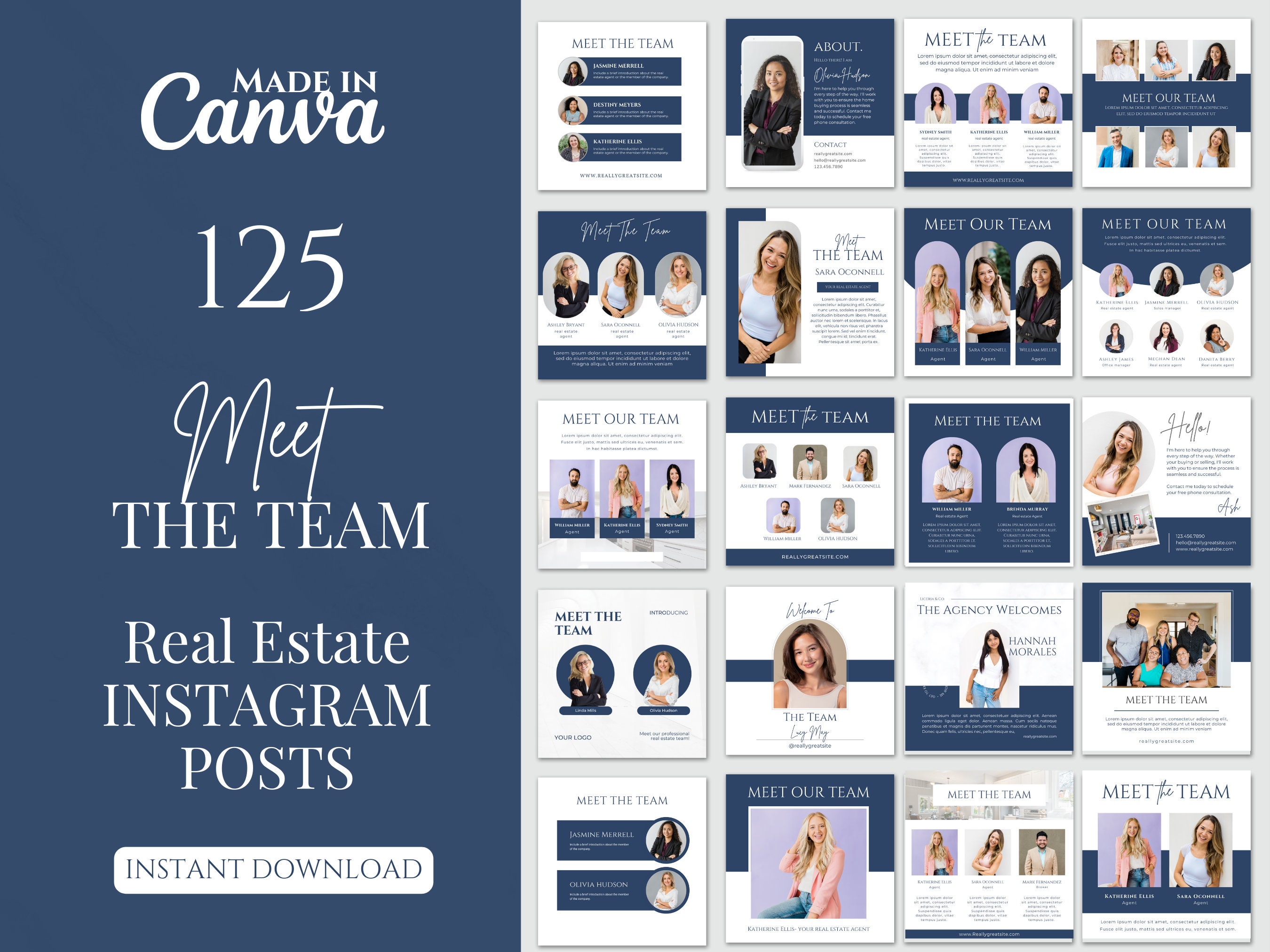 125 Meet the Team Social Media Posts | Real Estate Marketing | Real ...