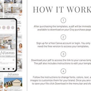 20 Just Listed Social Media Posts | Realtor Instagram Post Templates ...
