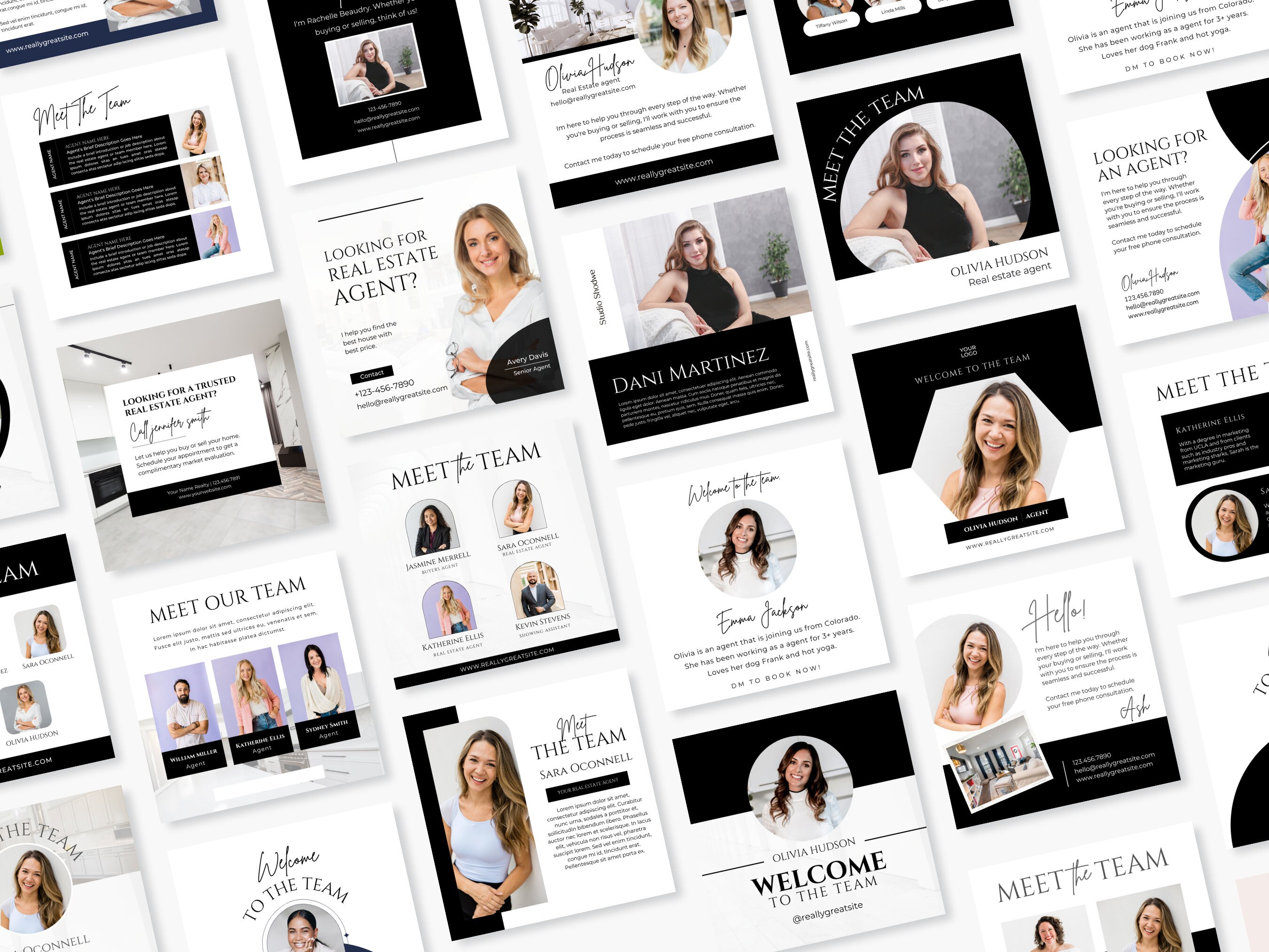 125 Meet the Team Social Media Posts | Real Estate Instagram Posts ...