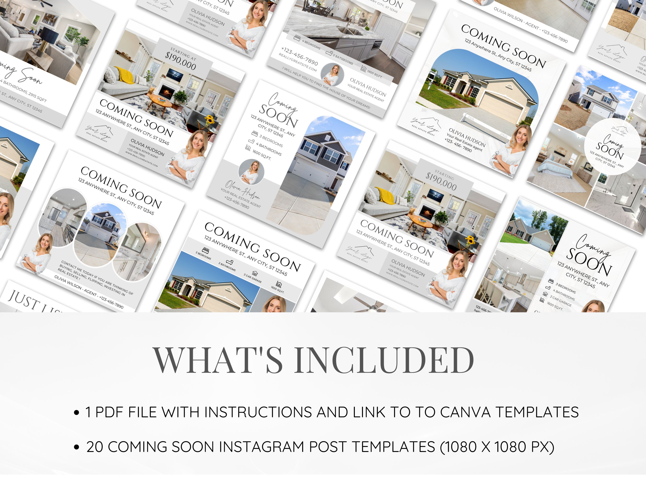 20 Coming Soon Social Media Posts | Realtor Instagram Post Templates ...