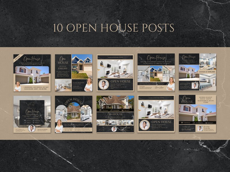 60 Marble Real Estate Social Media Posts | Real Estate Listing Update ...