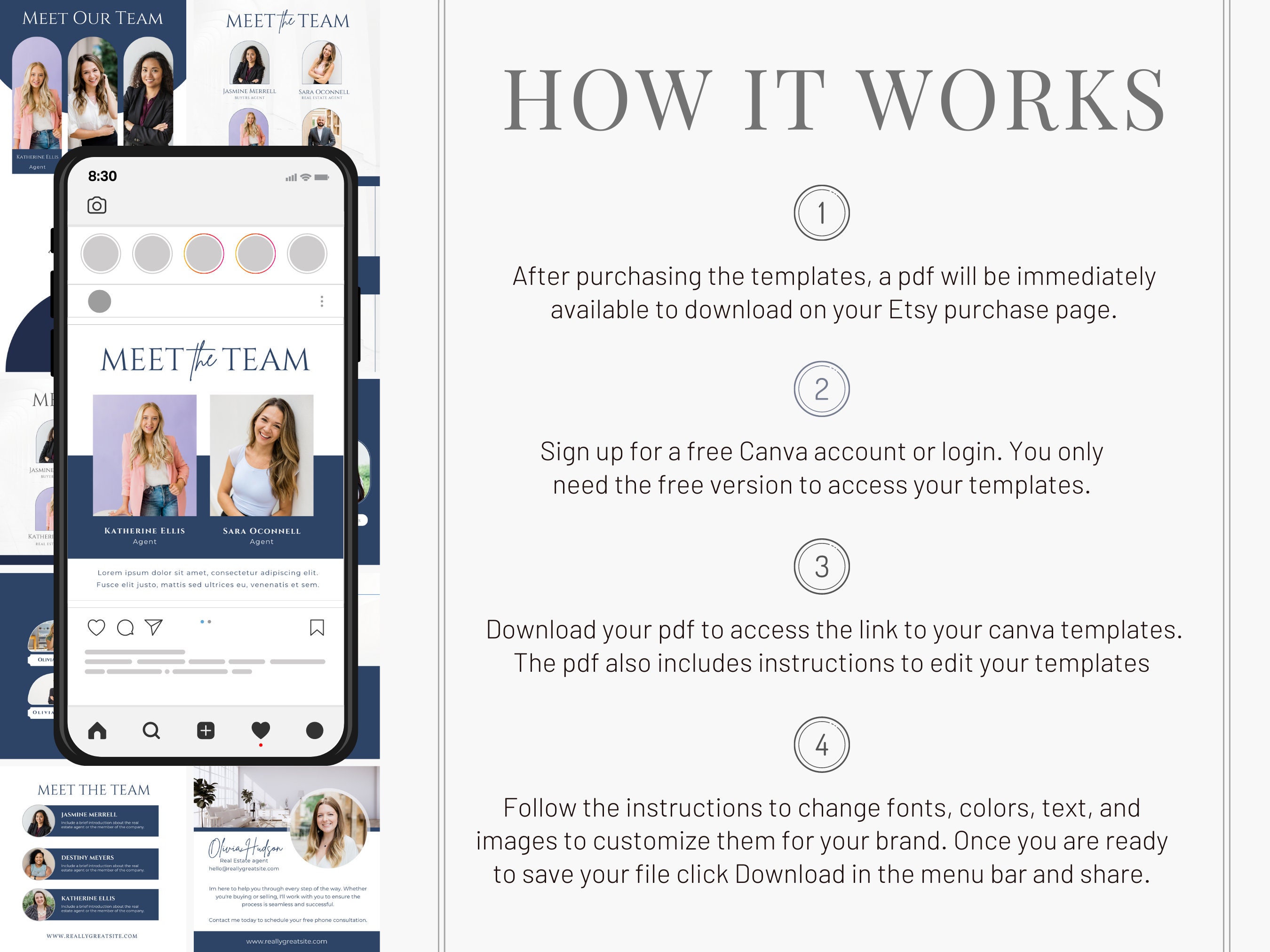 125 Meet the Team Social Media Posts | Real Estate Marketing | Real ...