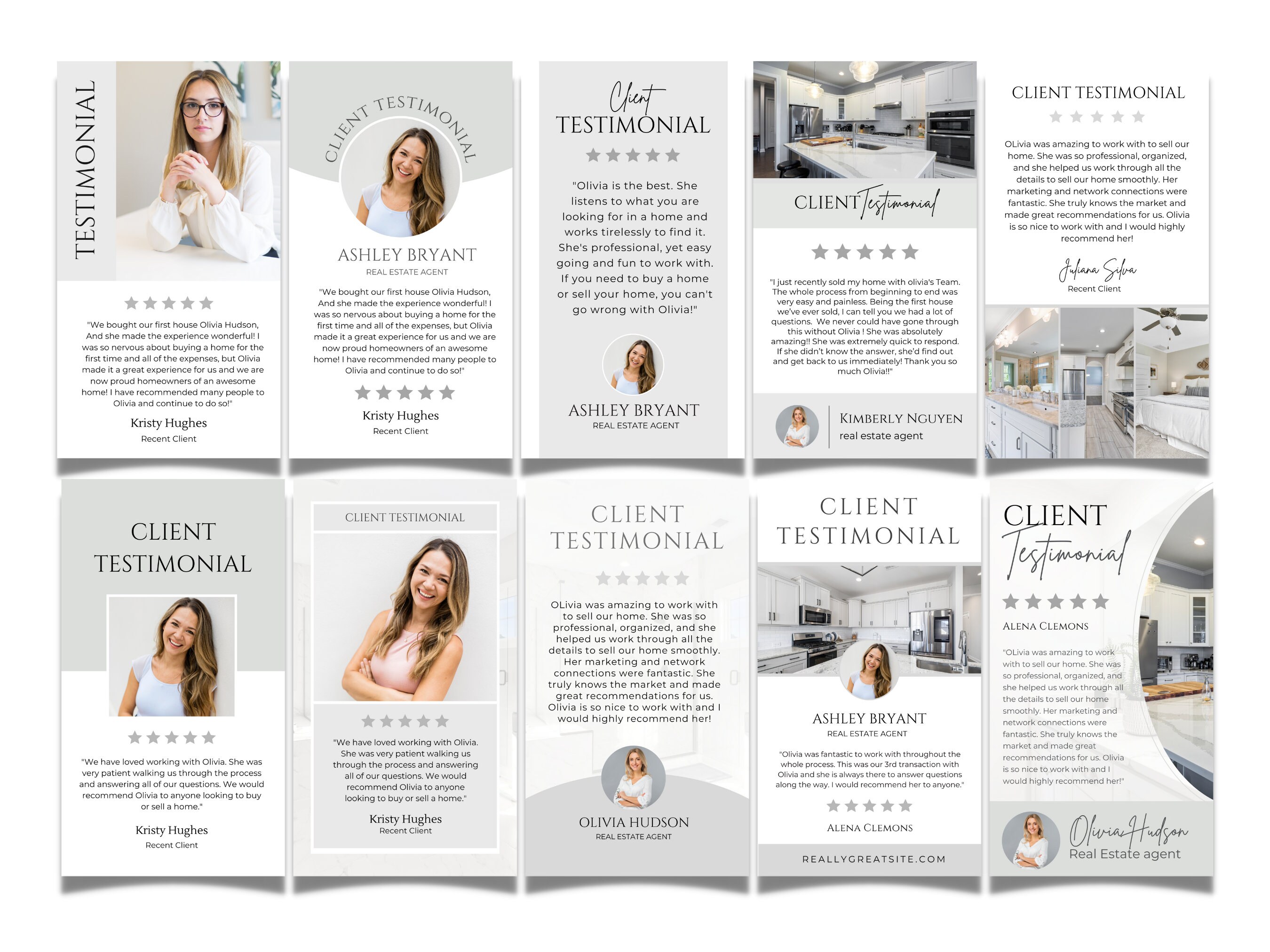 20 Client Testimonial Instagram Story | Realtor Marketing | Social ...