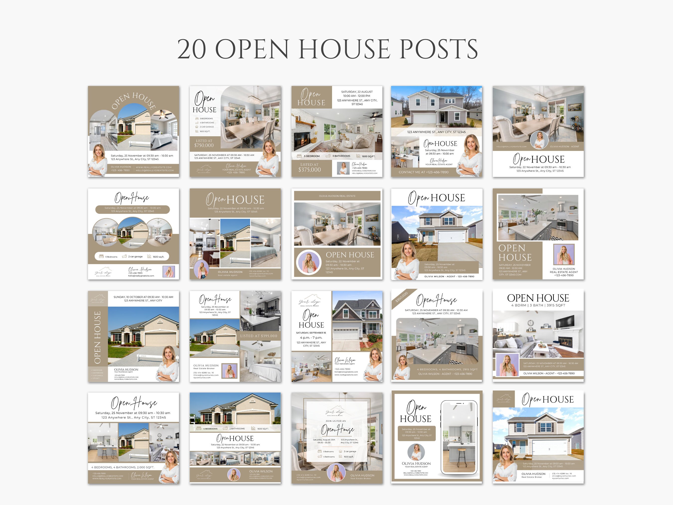120 Real Estate Listing Update Social Media Posts Under Contract Posts ...