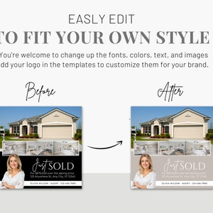 20 Just Sold Social Media Posts | Real Estate Instagram Post Templates ...