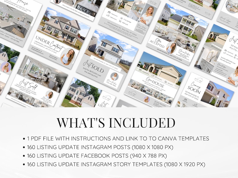480 Real Estate Social Media Posts | Just Listed Posts | Just Sold ...