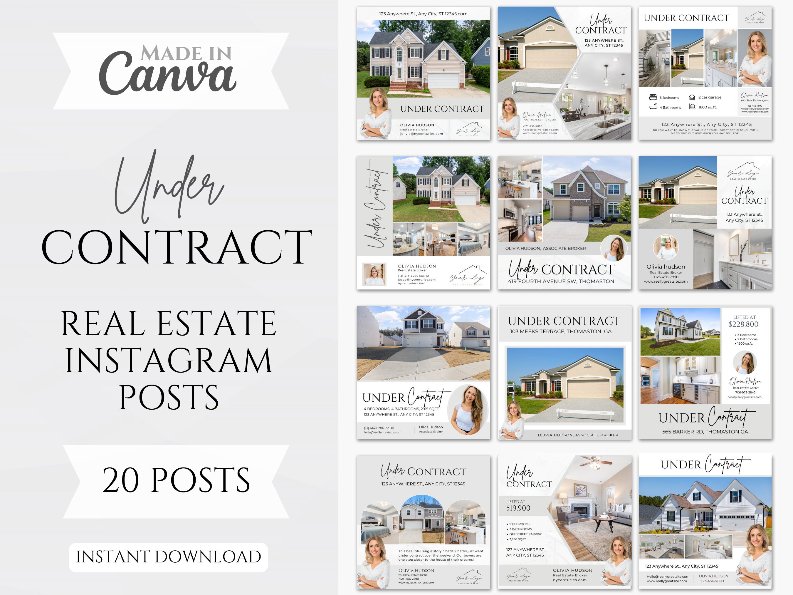 20 Under Contract Social Media Posts | Under Contract Instagram Posts ...