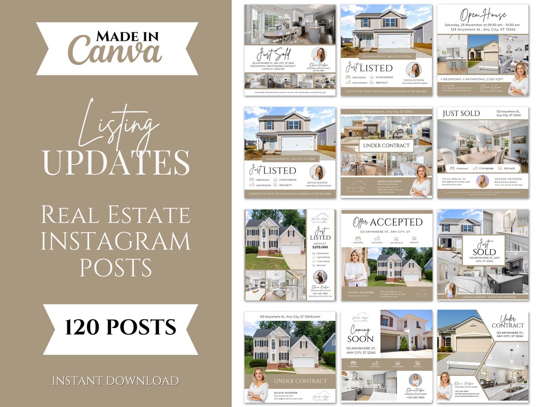 120 Real Estate Listing Update Social Media Posts | Real Estate ...