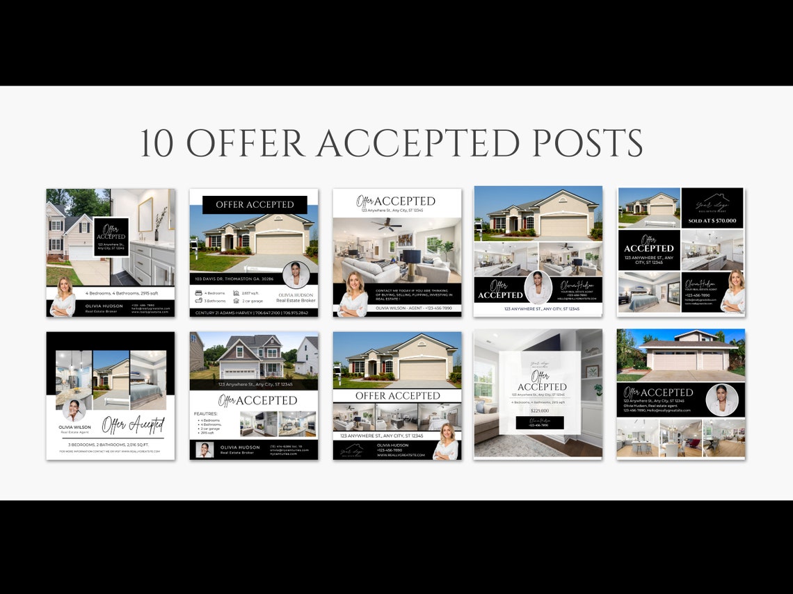 60 Real Estate Social Media Listing Update Posts | Real Estate ...