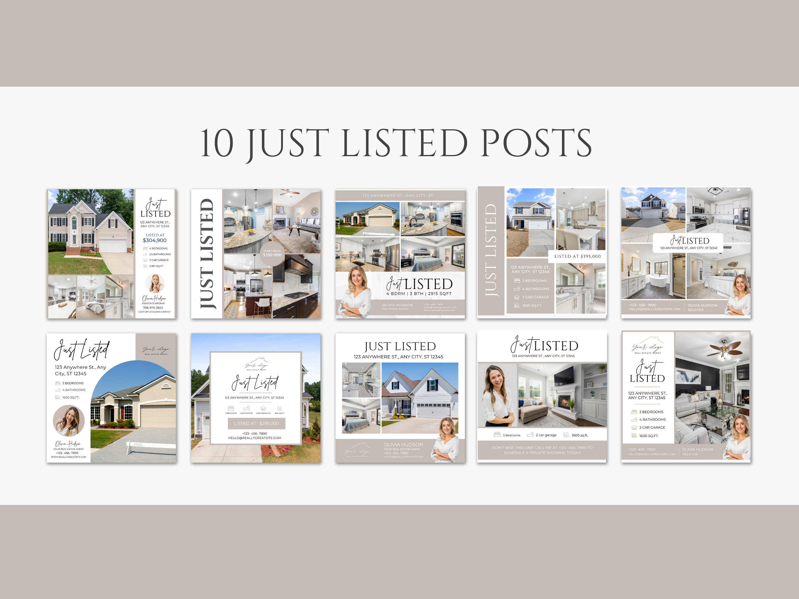 60 Real Estate Social Media Listing Update Posts | Instagram Posts ...