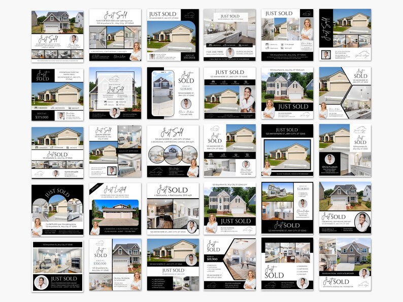 60 Just Sold Social Media Posts | Just Sold Instagram Post Templates ...